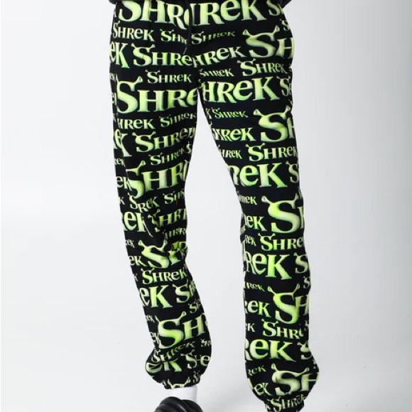 Dumbgood | Pants | Shrek Logo Sweatpants Dumbgood | Poshmark